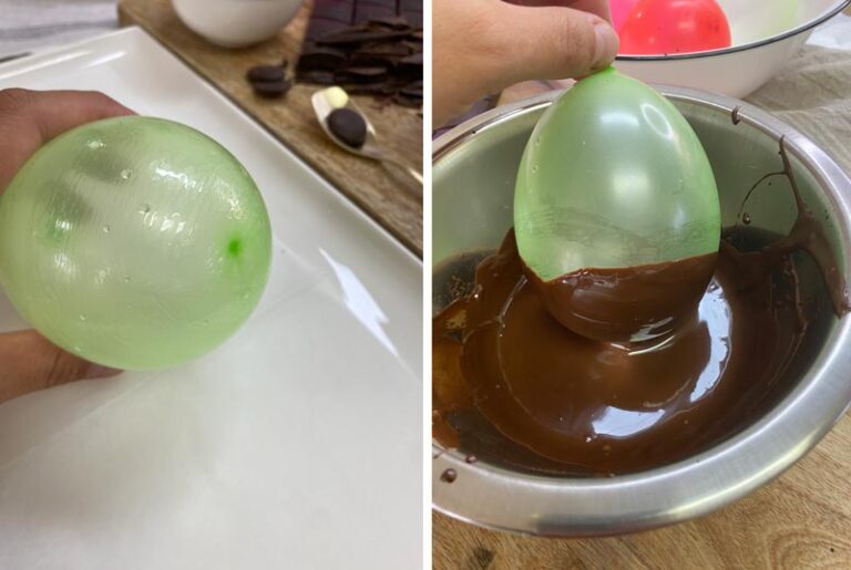 Chocolate Balloon Bowls With Pistachio Mousse Recipe - Urban Mamaz
