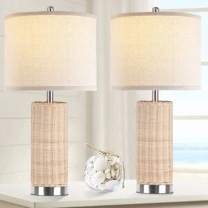 11+ Best Rattan Table Lamps That Are Full of Style - Urban Mamaz